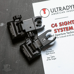 C4 Front & Rear Sight Combo - Ultradyne